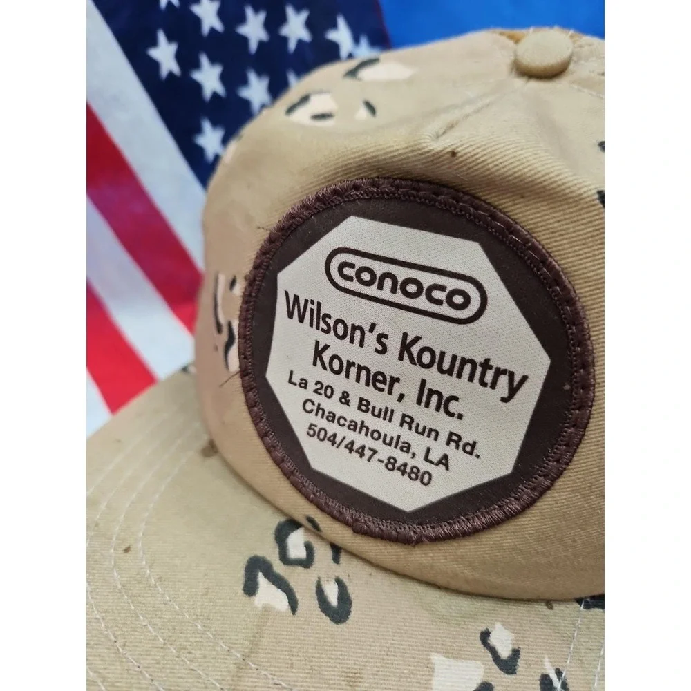 RCC | Accessories | Vintage 9s Chacahoula Louisiana Hat Conoco Gas ...